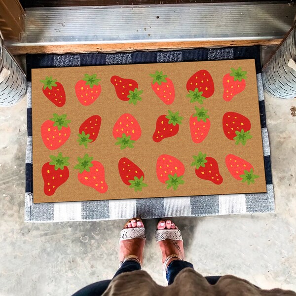 Strawberry Rug - Etsy