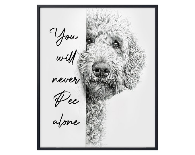 Goldendoodle Drawing Fine Art Print By, Ethan Harper - Etsy