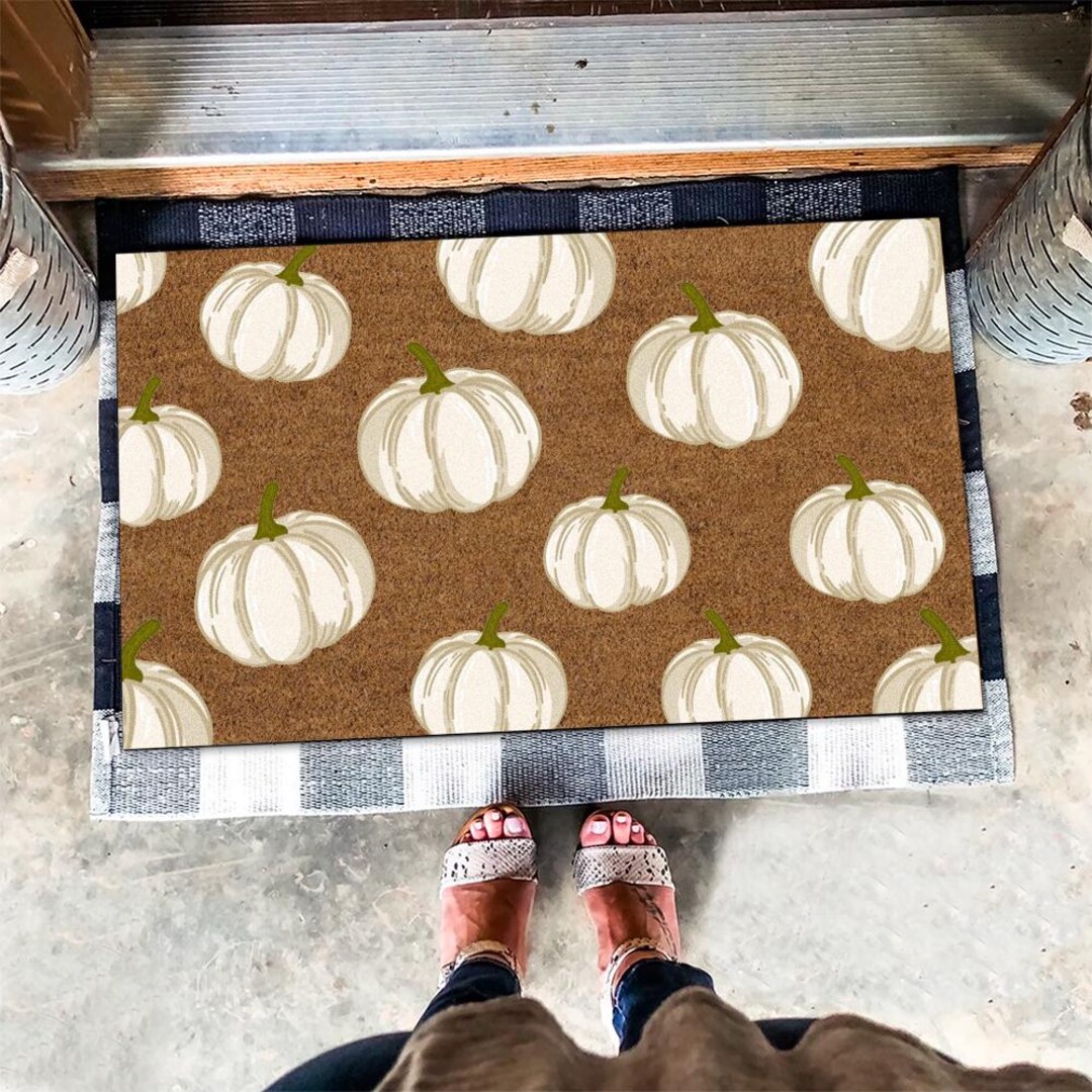 Baby Boo Pumpkin Door Mat, Spooky Season Door Mat, Pumpkin Doormat ...