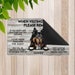 Rough Collie Doormat, Rough Collie Mat, Rough Collie Rug, Personalized ...