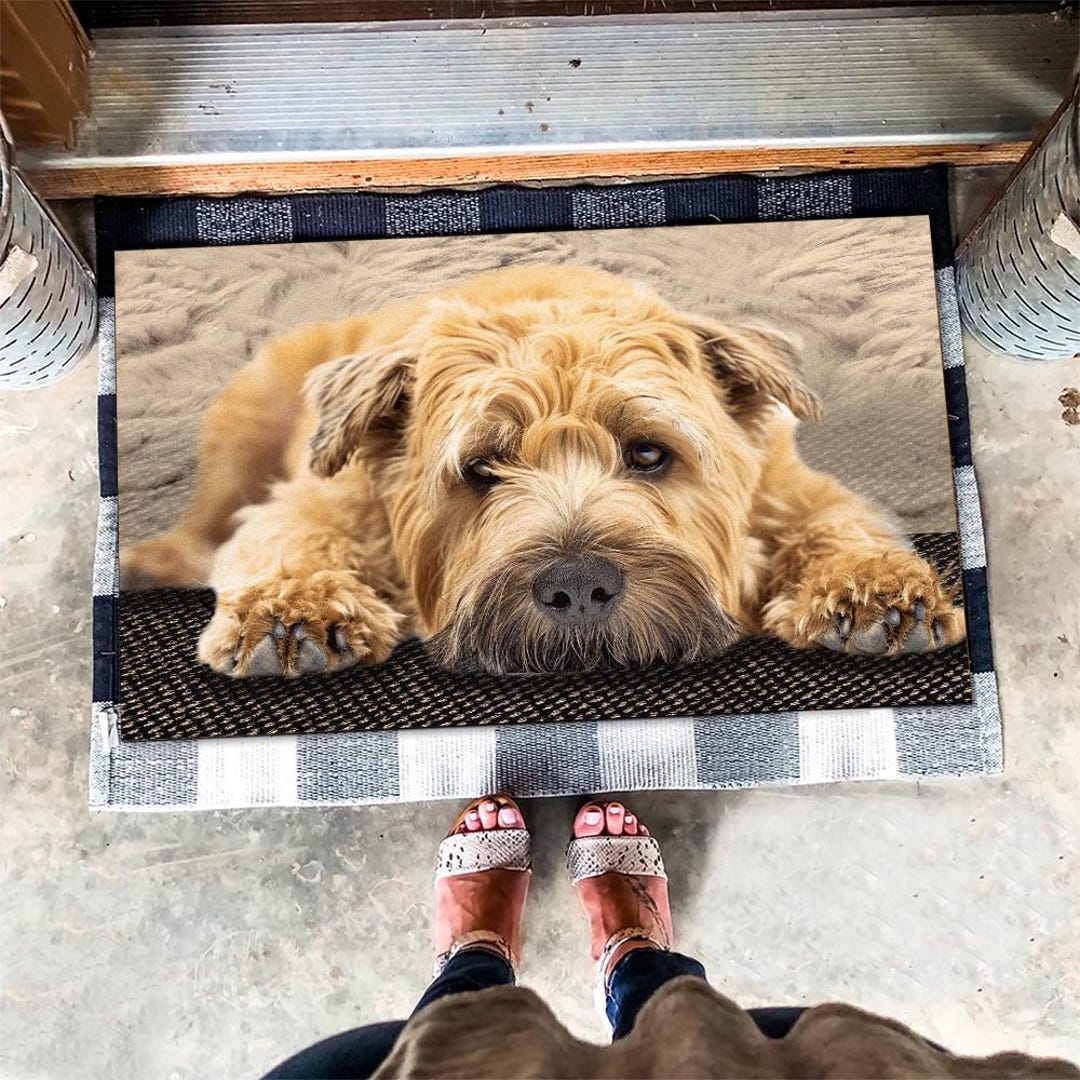 Soft-coated Wheaten Terrier Rug, Soft-coated Wheaten Terrier Doormat ...