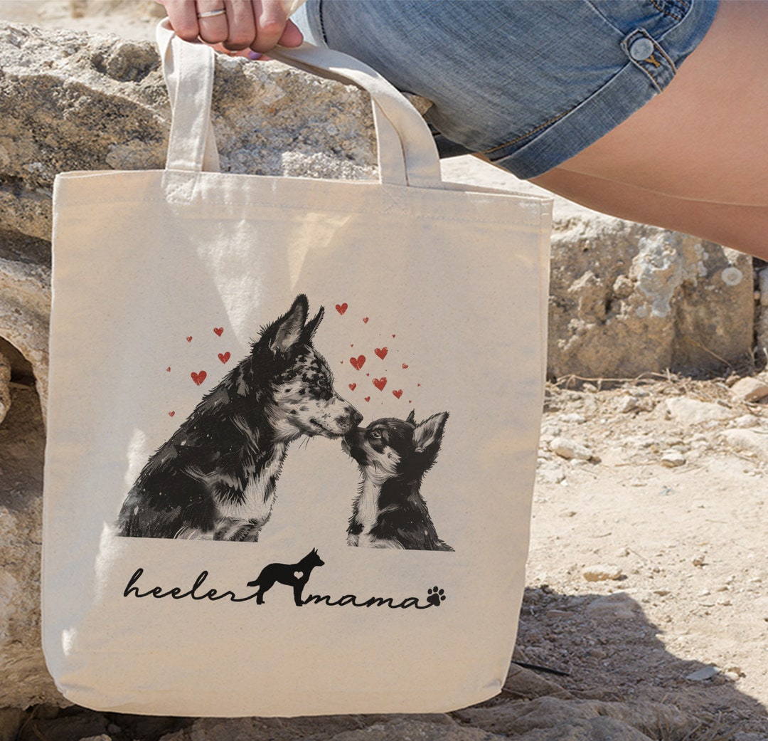 Australian Cattle Dog Tote Bag, Dog Mom Essentials Tote Bag, Dog Mom ...