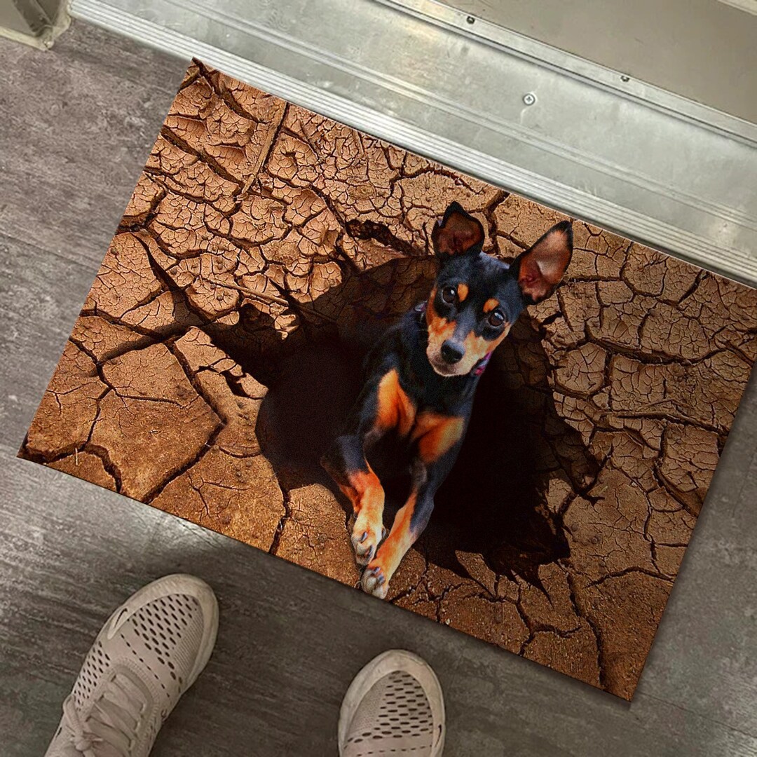 Miniature Pinscher Doormat, Miniature Mat, Miniature Rug, Perfect Gift ...