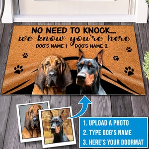 Funny Dog Doormat, When Visiting My House Doormat, Perfect Gift for Dog ...