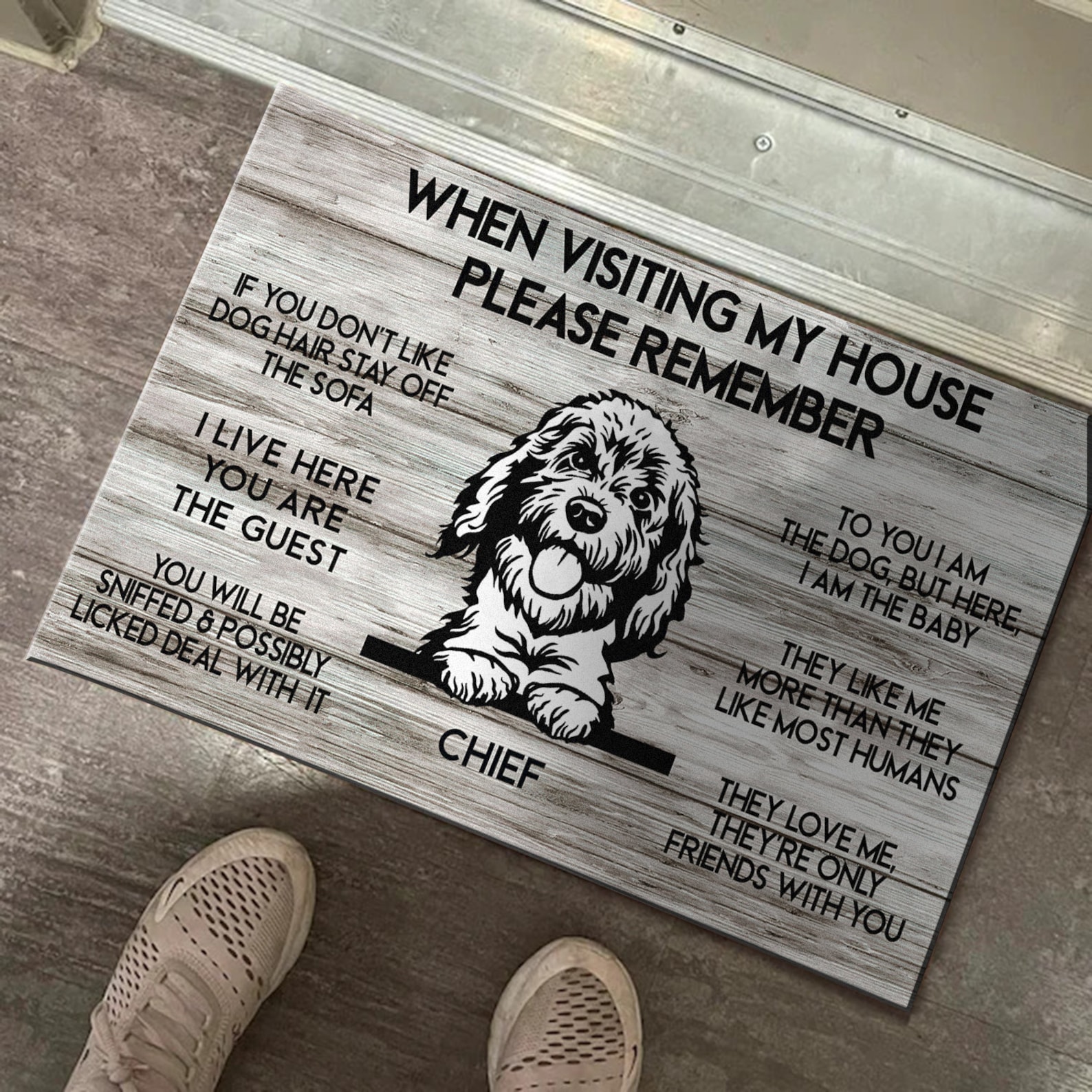 Goldendoodle Doormat Goldendoodle Mat Goldendoodle Rug - Etsy