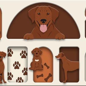 Rhodesian Ridgeback Rug, Rhodesian Ridgeback Mat, Cute Rhodesian ...