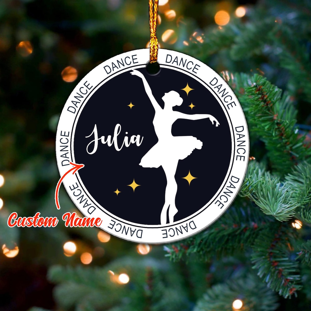 Personalized Dance Ornament,ballet Christmas Ornament 2023 Xmas,dancer ...