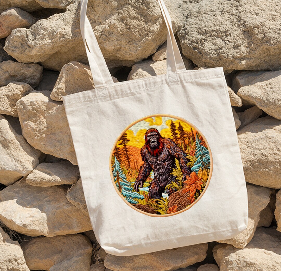 Aesthetic Bigfoot Tote Bag Bigfoot Costume Bigfoot Art Tote - Etsy