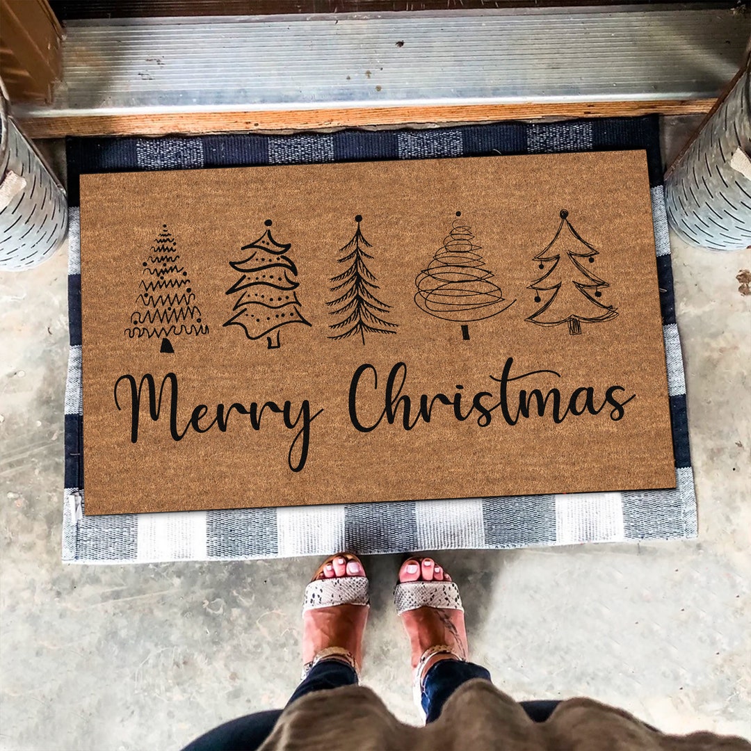 Merry Christmas Doormat, Christmas Door Mat, Christmas Decorations ...