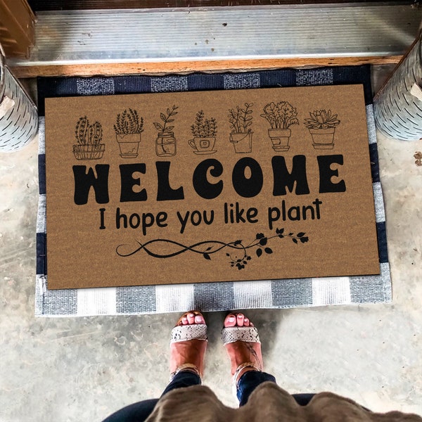 Plant Doormat - Etsy