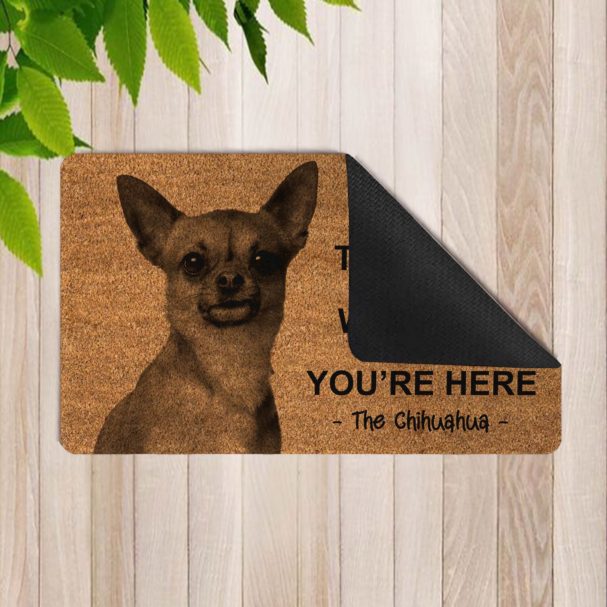 Custom Chihuahua Doormat, Personalized Doormat, Chihuahua Rug, Custom ...