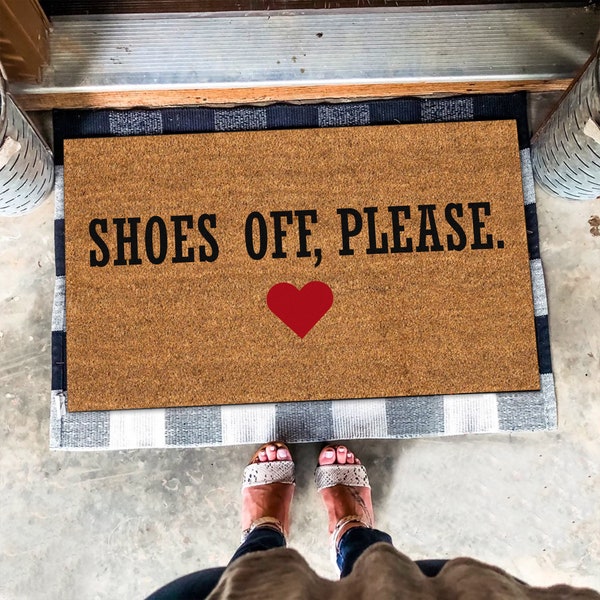 Door Mat No Shoes - Etsy