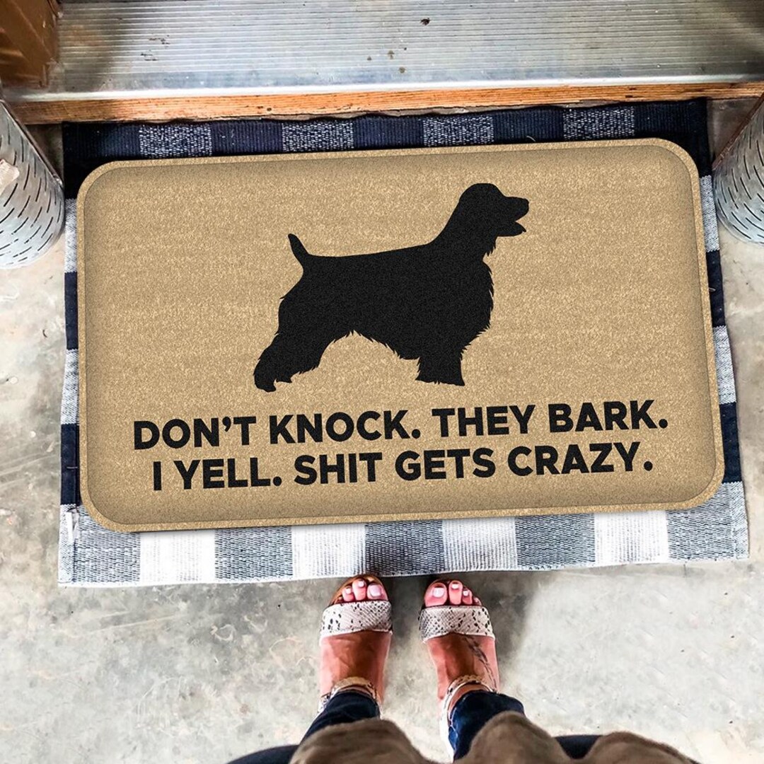 English Springer Spaniel Doormat, English Springer Spaniel Dog Mat, Don ...