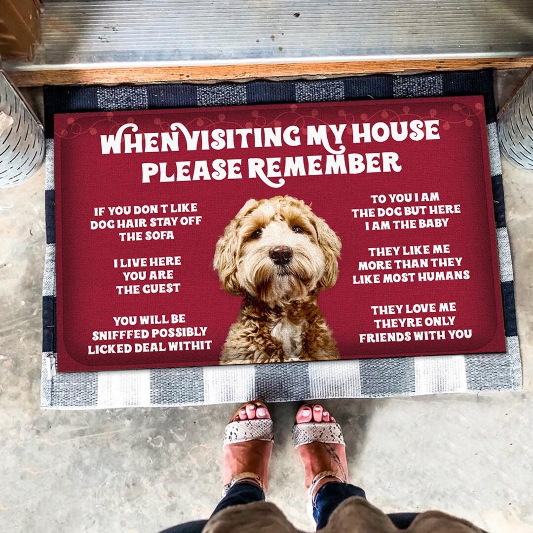 Labradoodle Mat, Labradoodle Doormat, Perfect Gift for Dog Lovers, Dog ...