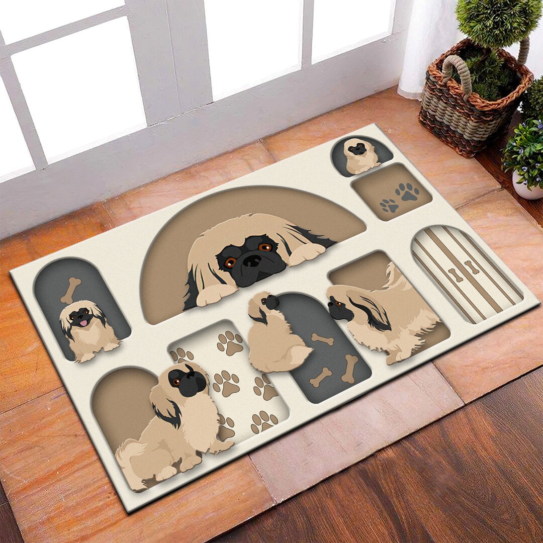 Pekingese Doormat, Pekingese Mat, Pekingese Rug, Dog Aesthetic Doormat ...