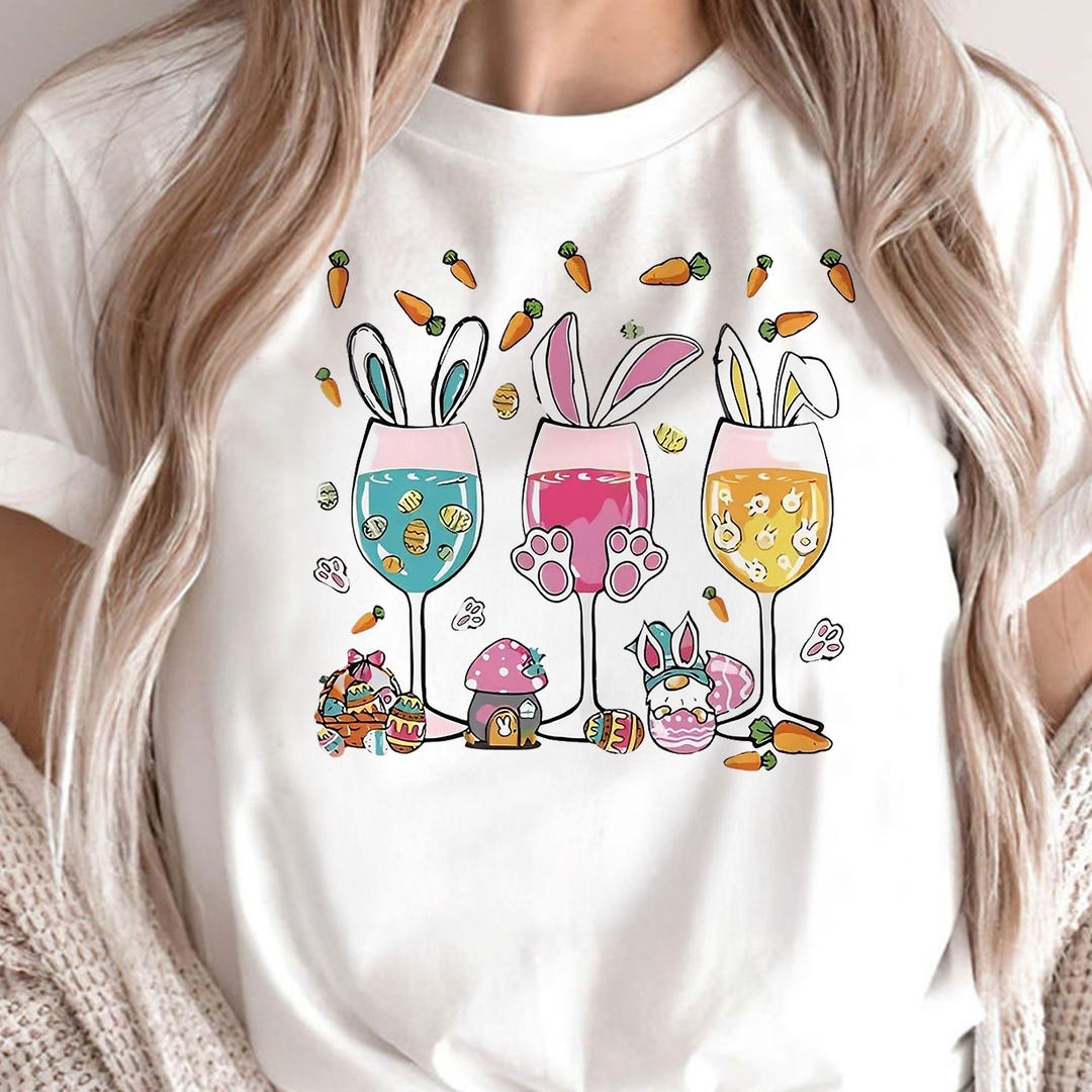 Easter Bunny Shirt, Easter Bunny Tee, Cute Easter Tee, Easter Vibes Tee ...
