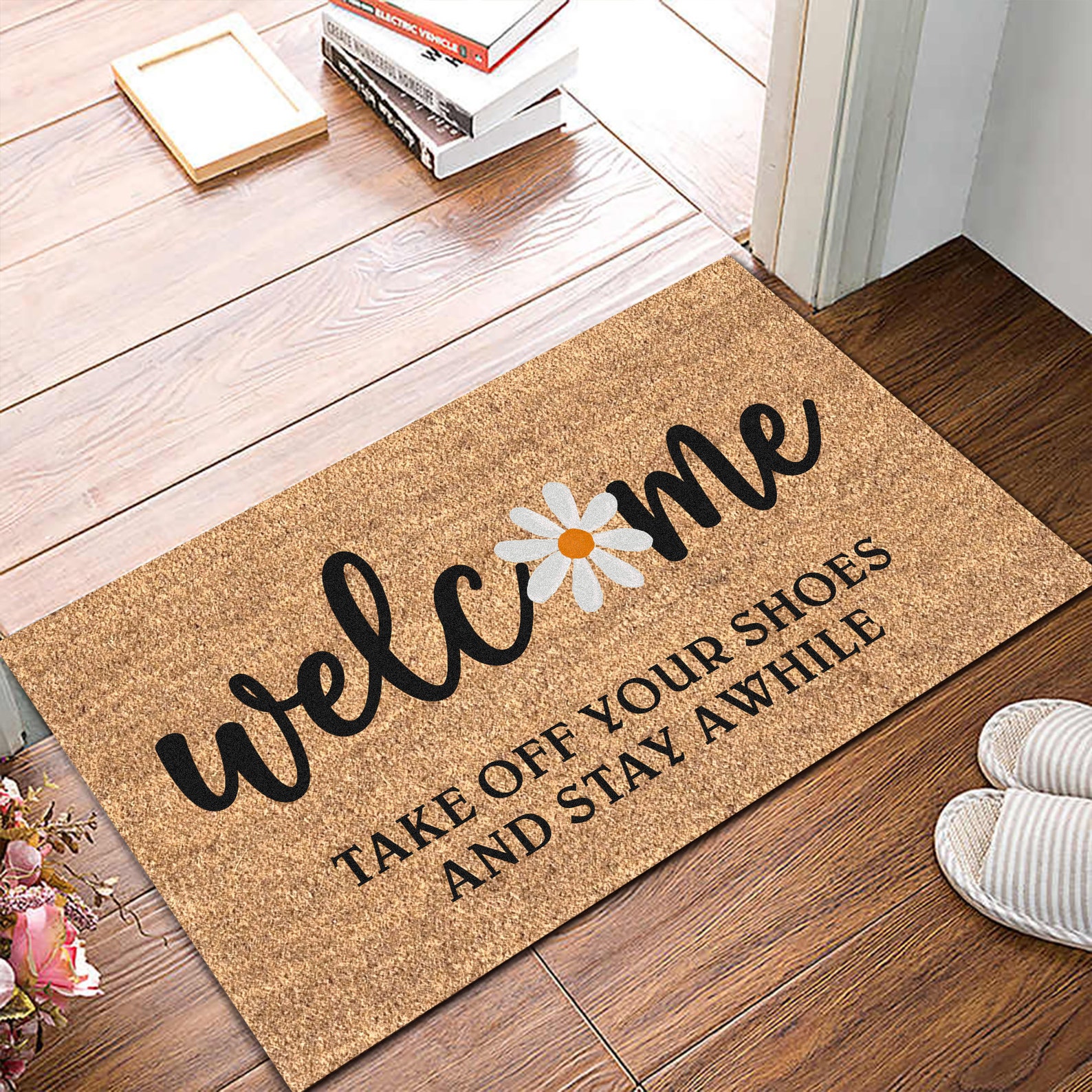 Shoes off Doormat, Funny Door Mat, Welcome Doormat, Welcome Mat, Indoor ...