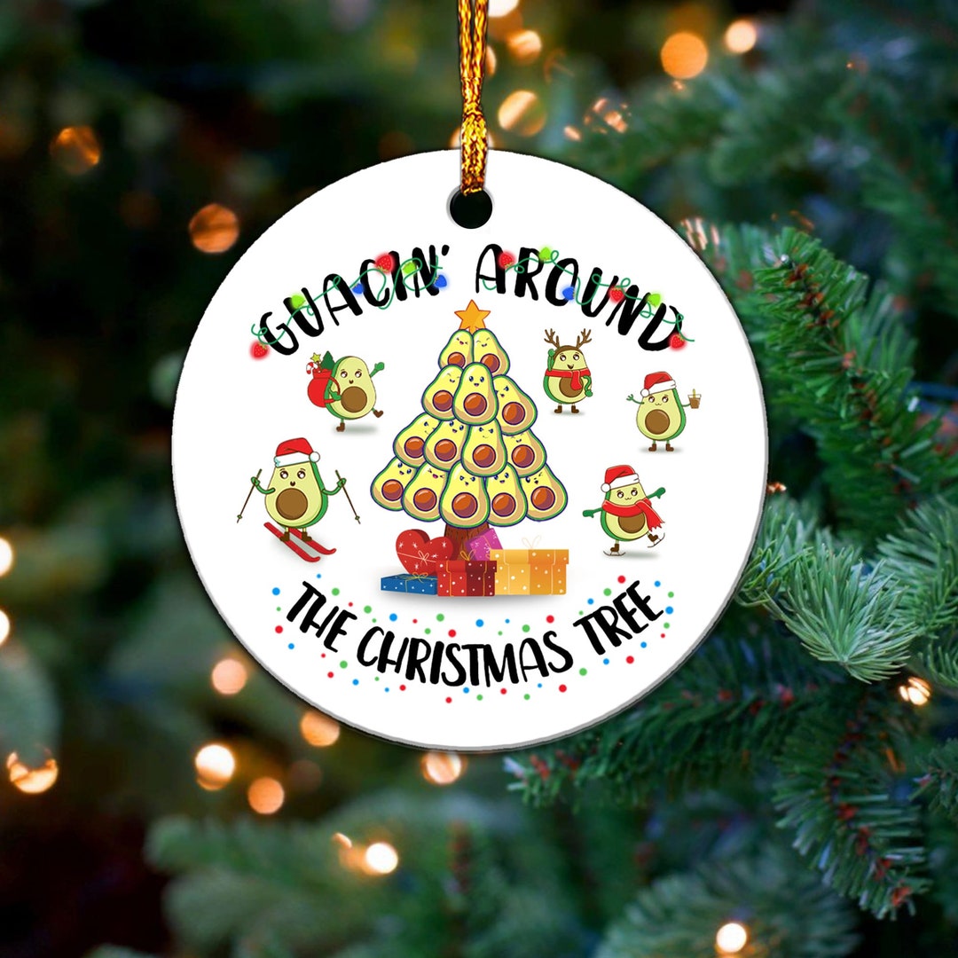 Guacin Around the Avocado Christmas Tree Cute Avocado - Etsy