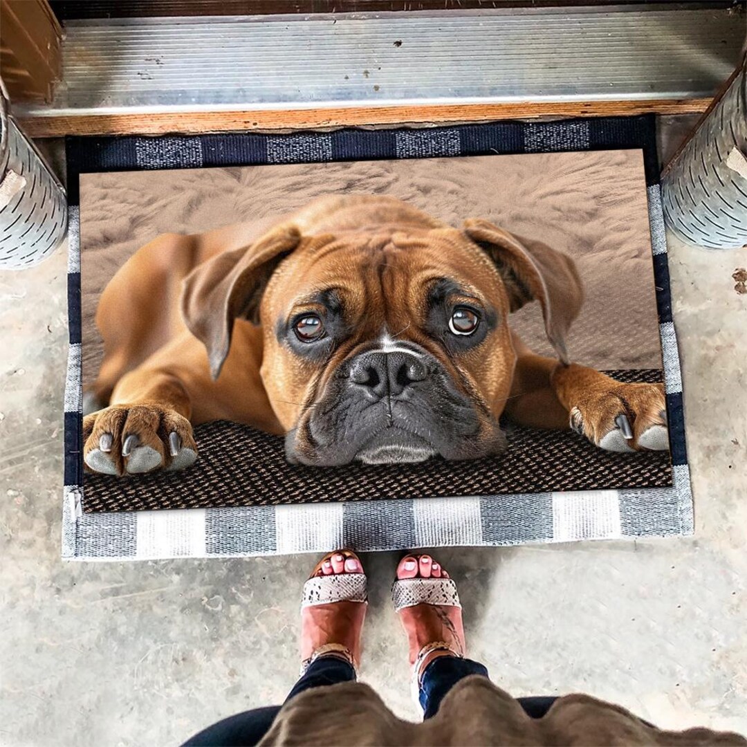 Boxer Rug, Boxer Doormat, Boxer Mat, Boxer Dog Lover Gifts - Etsy