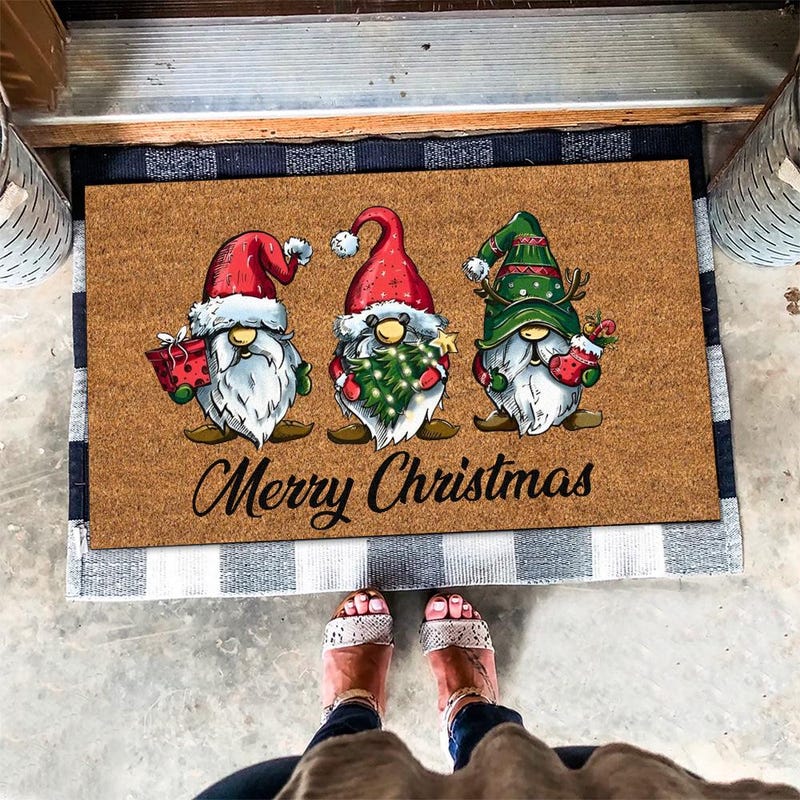 Christmas Door Mat - Etsy