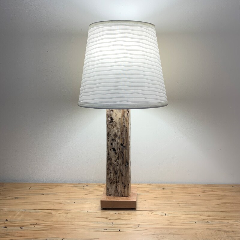 Handmade Wood Lamp - Etsy
