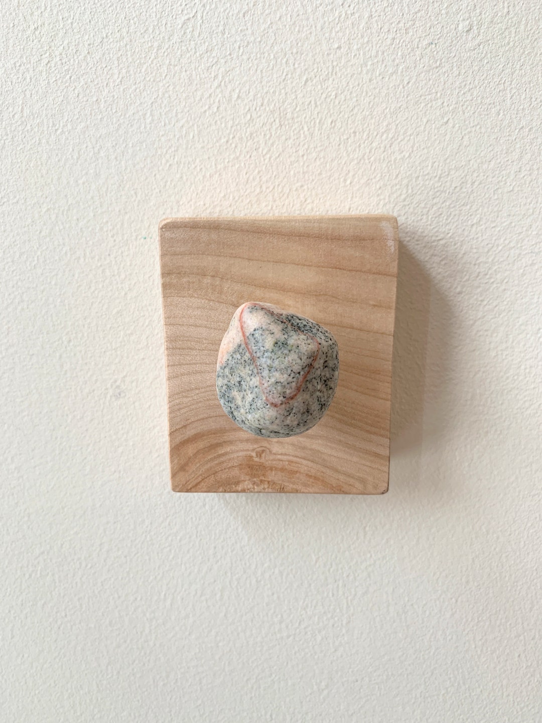 Beautiful Small Granite Beach Stone Hook for Towels, Coats, Jewelry ...
