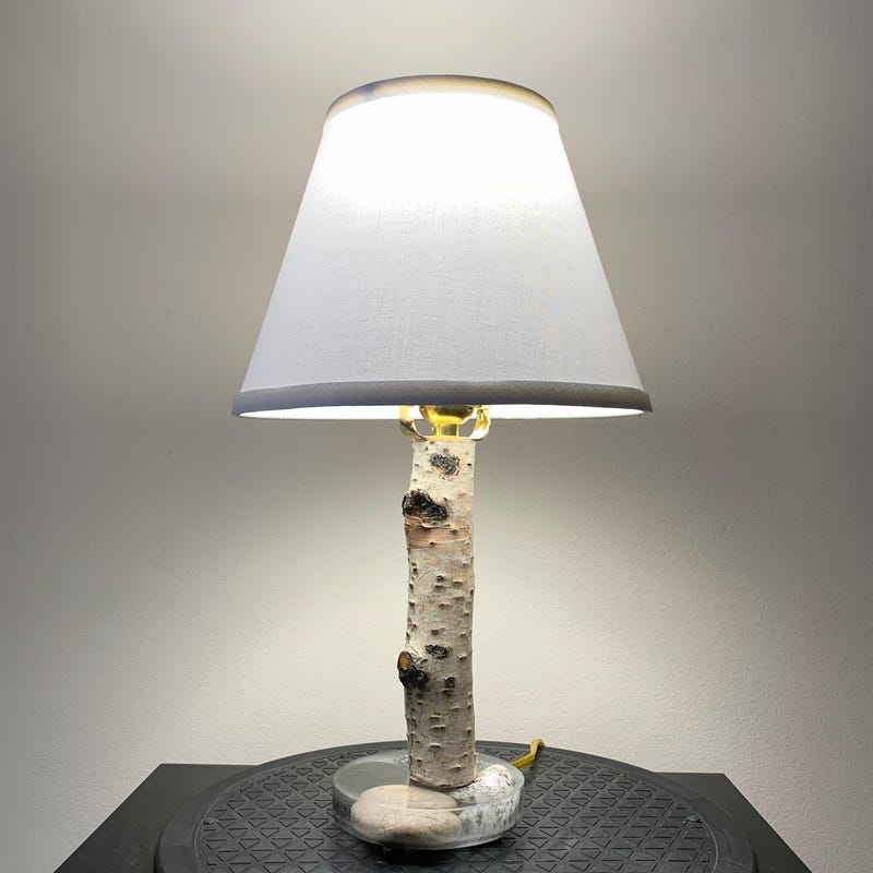 Birch Lamp Shade - Etsy