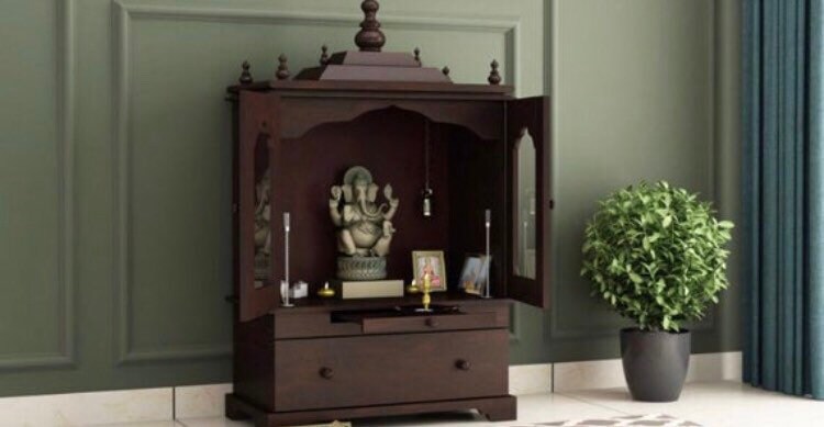 Big Size Teak Wooden Mandir With Doors and With Domes and Mouldings - Etsy