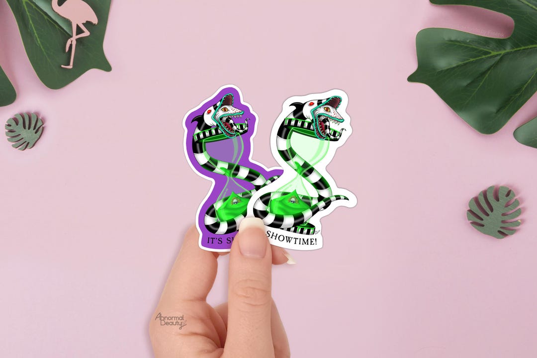 Beetlejuice, Beetlejuice Sticker, Sandworm Sticker, Horror Movie ...