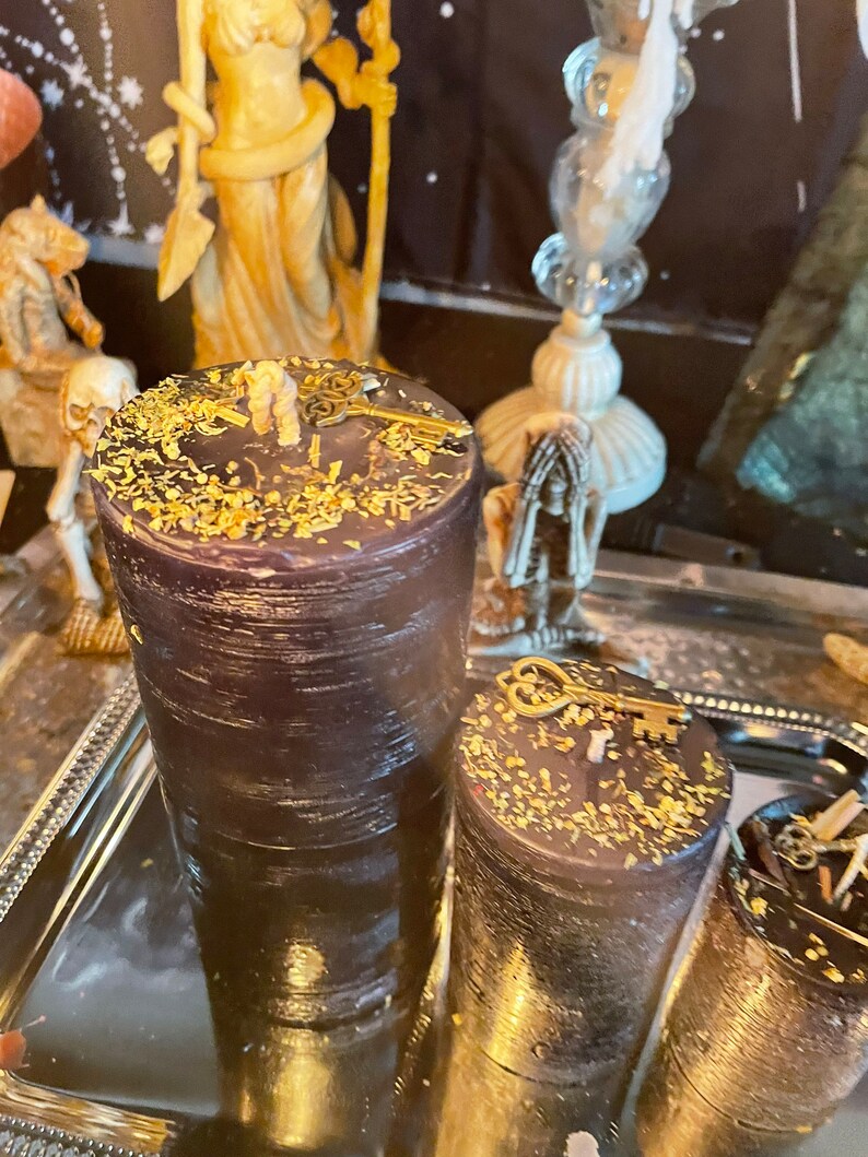 Protect and Ward Pillar Candle. Home & Self Protection Spell - Etsy