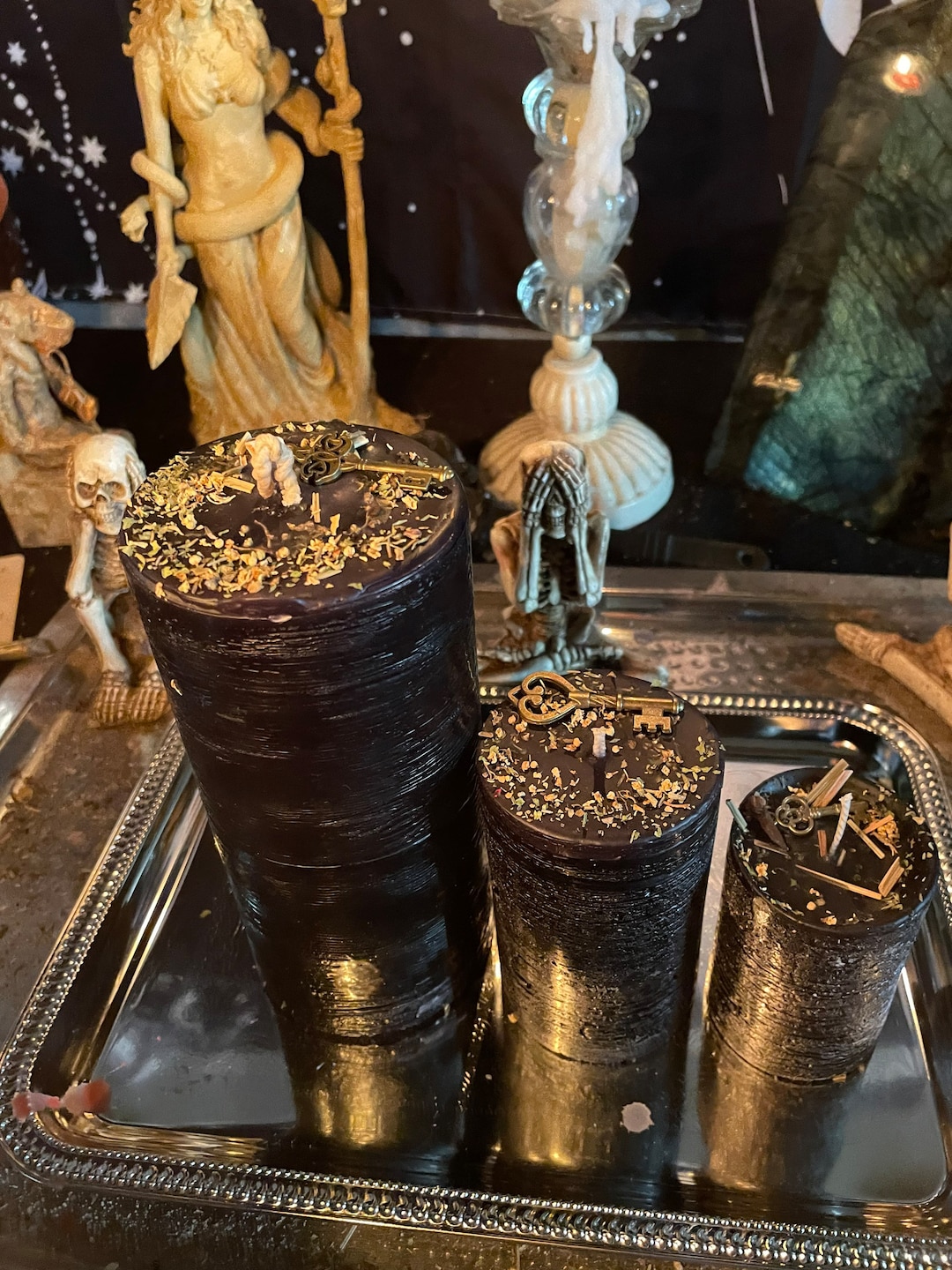 Protect and Ward Pillar Candle. Home & Self Protection Spell Candle ...