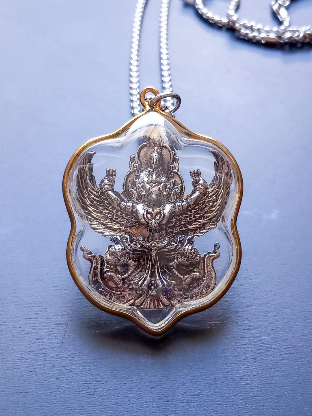 Garuda Amulet Chain – Thai Talisman Necklace, Unisex Jewelry - Etsy
