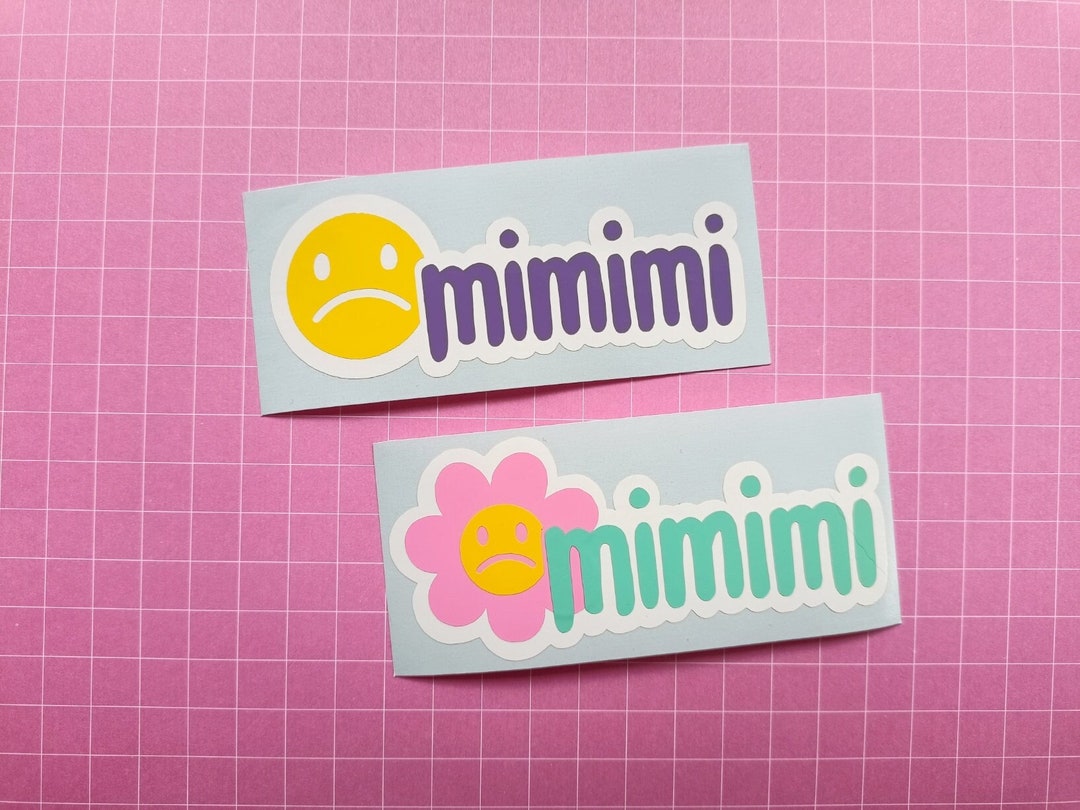 Mimimi Sticker Car Sticker Vinyl Smiley Funny Sad - Etsy