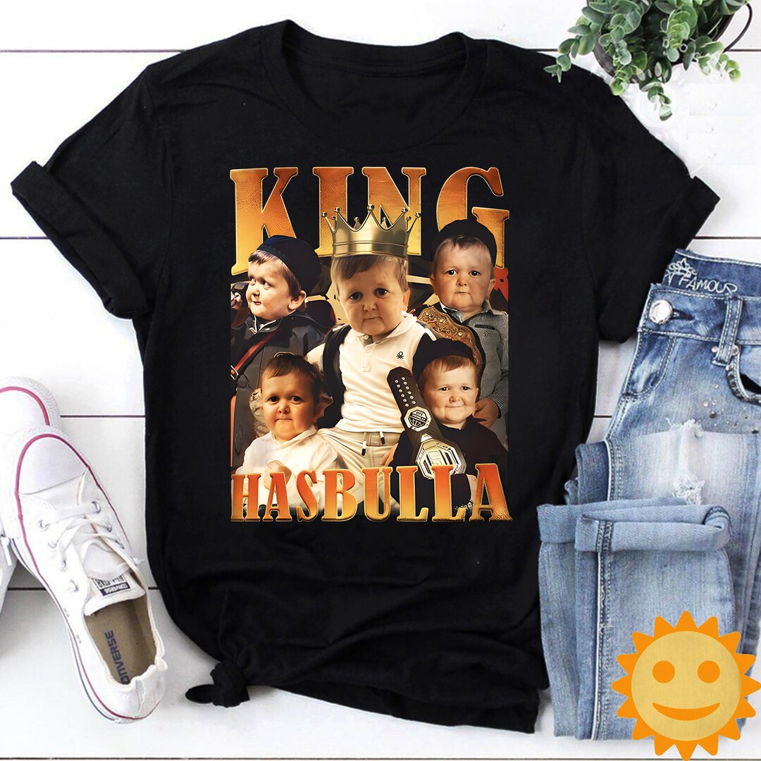 The King Design Hasbulla Magomedov Vintage T-shirt, Hasbulla Shirt ...