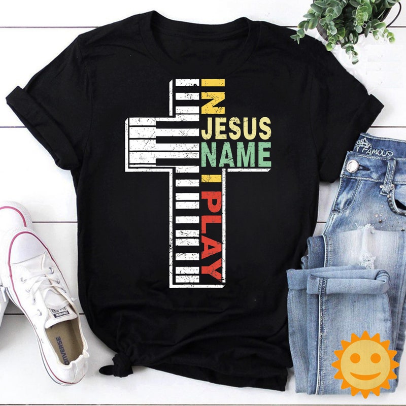 In Jesus Name I Play - Etsy