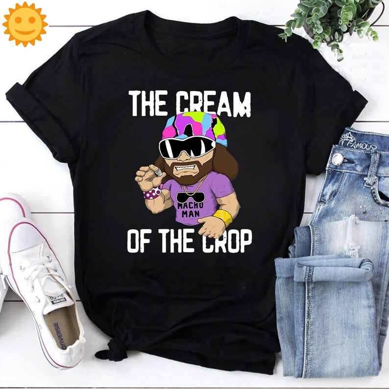 Macho Man the Cream of the Crop Wrestling Vintage T-shirt, Macho Man ...