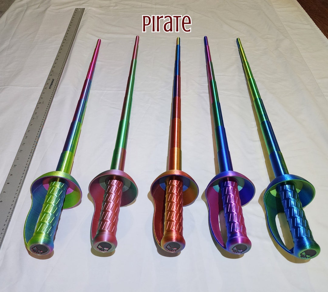 Sword 3D Printed Telescoping Sword Customizable Colors & Hilt Types - Etsy