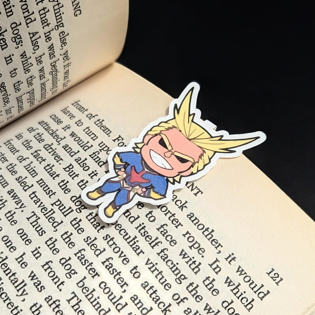 My Hero Academia Magnetic Bookmark | MHA Bookmark | One for All | Anime ...