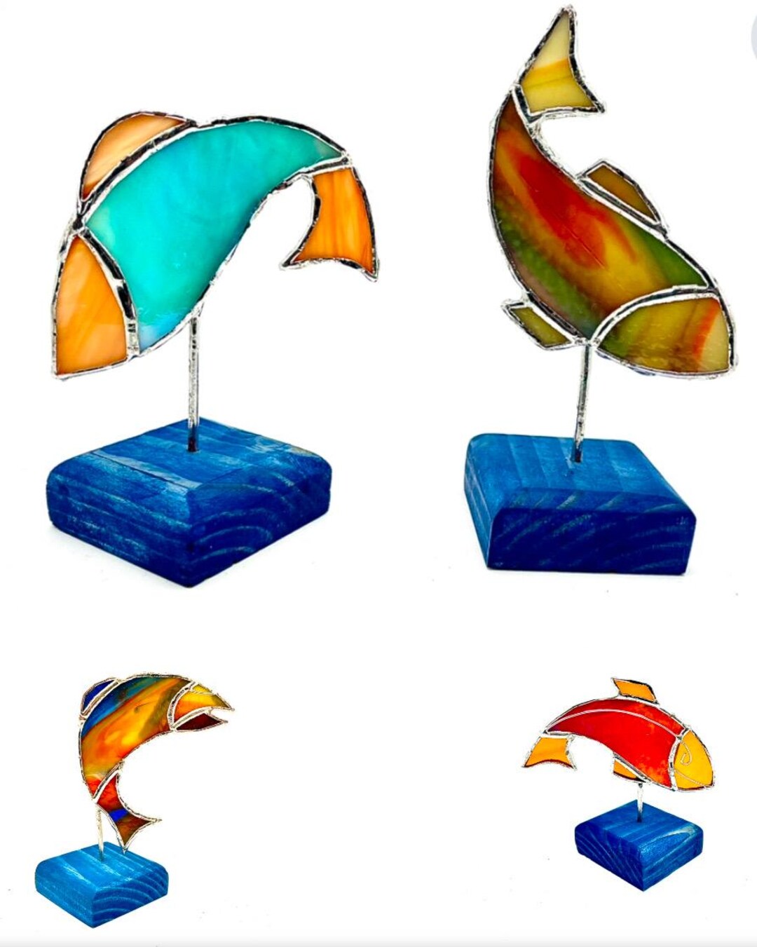 Stained Glass Fish - Pattern Only - Etsy