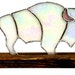 Custom Stained Glass Bison - Etsy