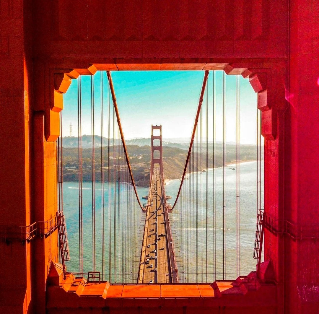 Golden Gate Frame Digital Download - Etsy