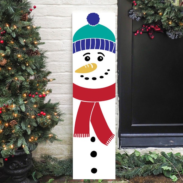 Wooden Snowman - Etsy