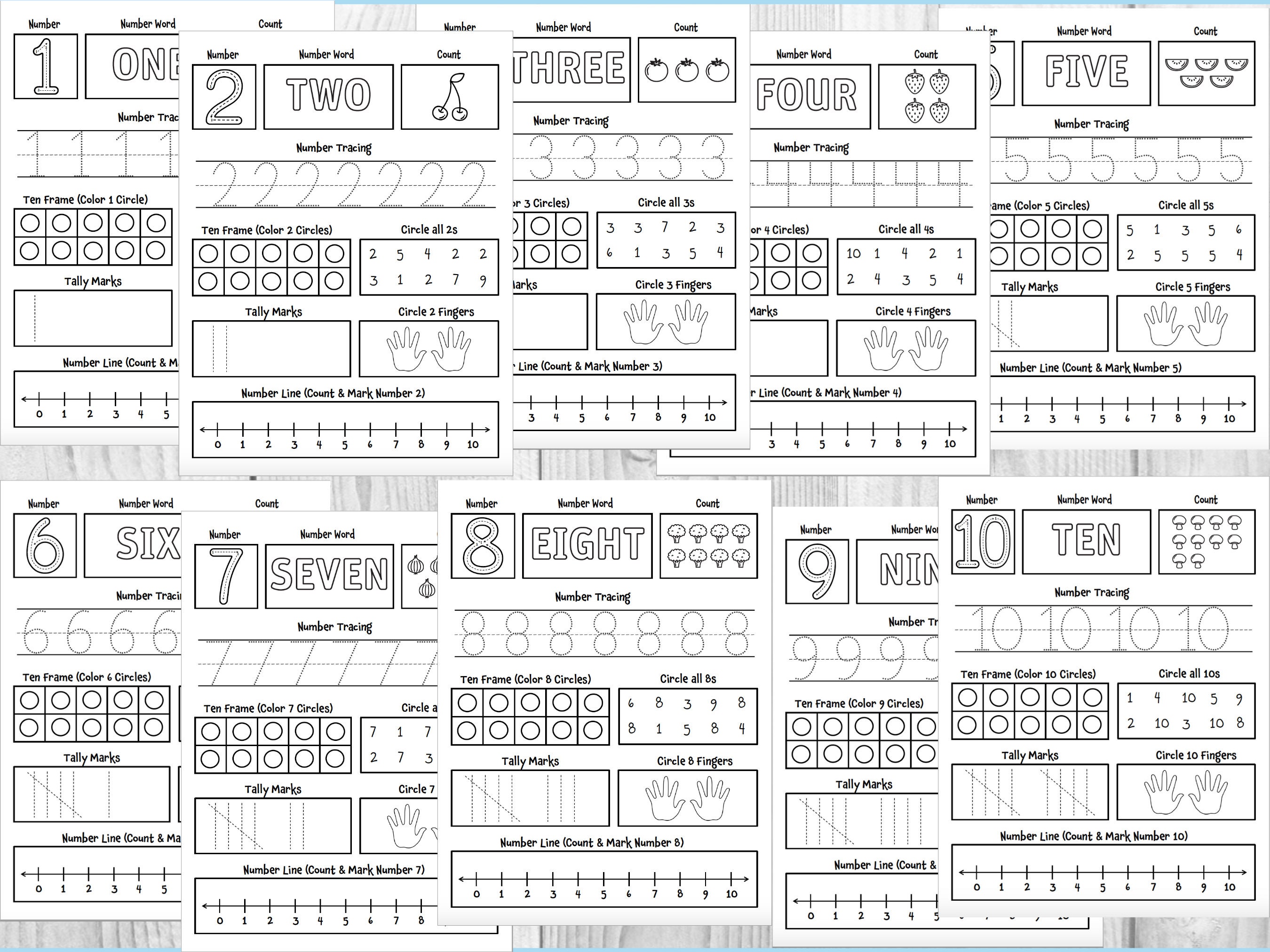 Number Tracing Worksheets 1 10 Nummer Aktivit t Zahlenbuch Etsy de number-tracing-worksheets-1-10-nummer-aktivit-t-zahlenbuch-etsy-de
