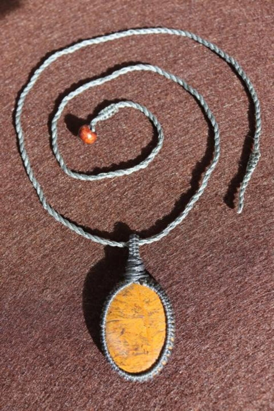 Coquina Jasper, Ivory Jasper, Macramé, India, Jewelry, Cabochon ...