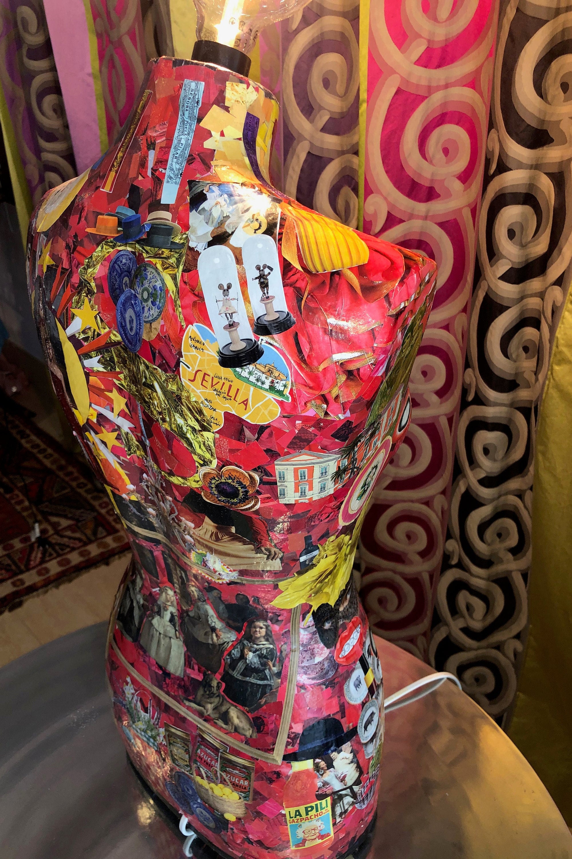 Mannequin Lamp Viva Spain - Etsy