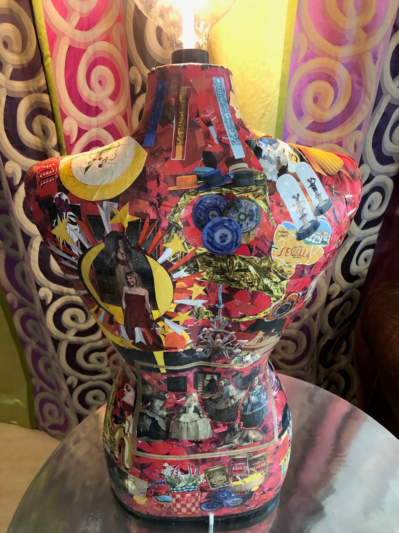 Mannequin Lamp Viva Spain - Etsy
