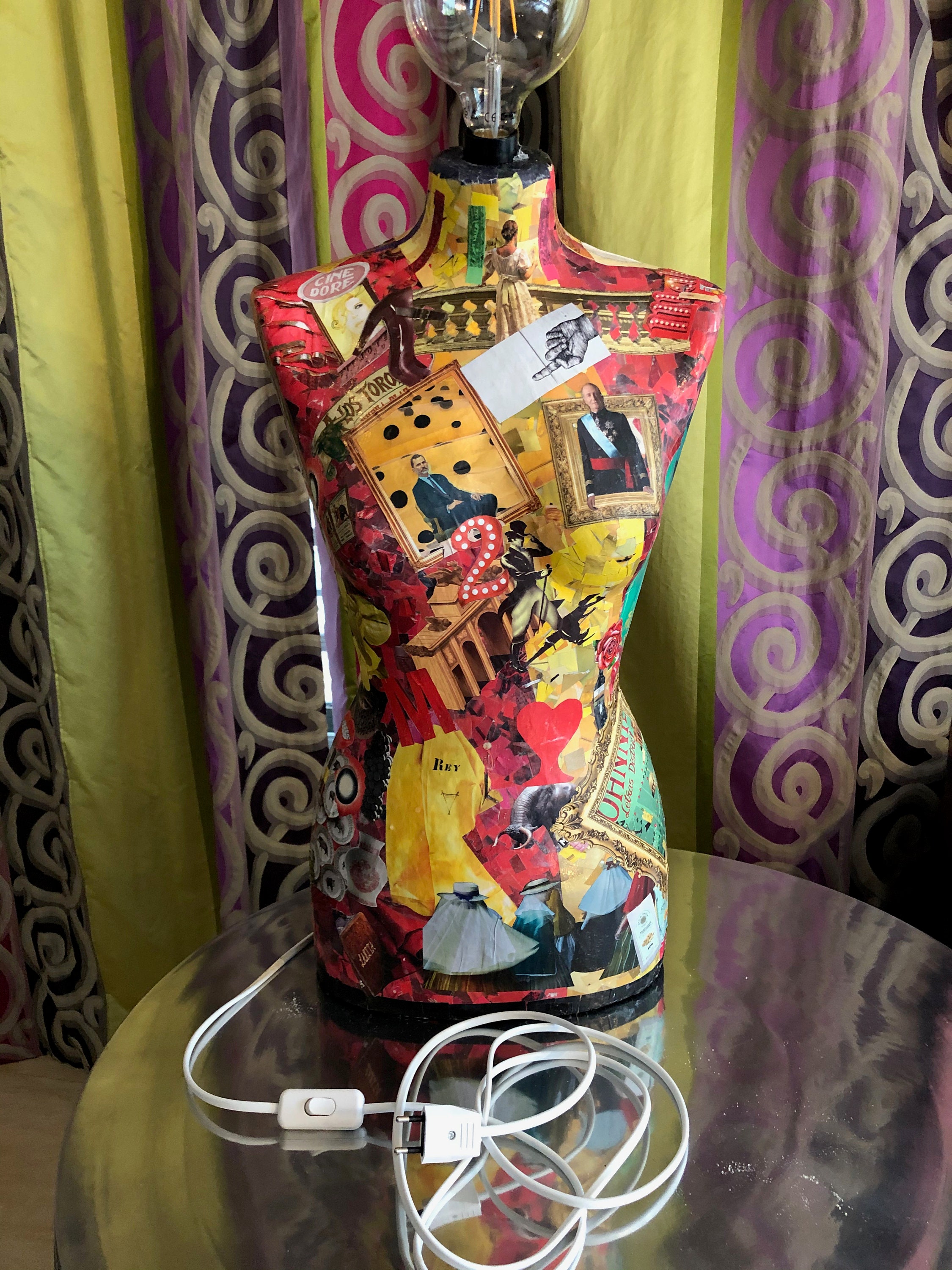 Mannequin Lamp Viva Spain - Etsy