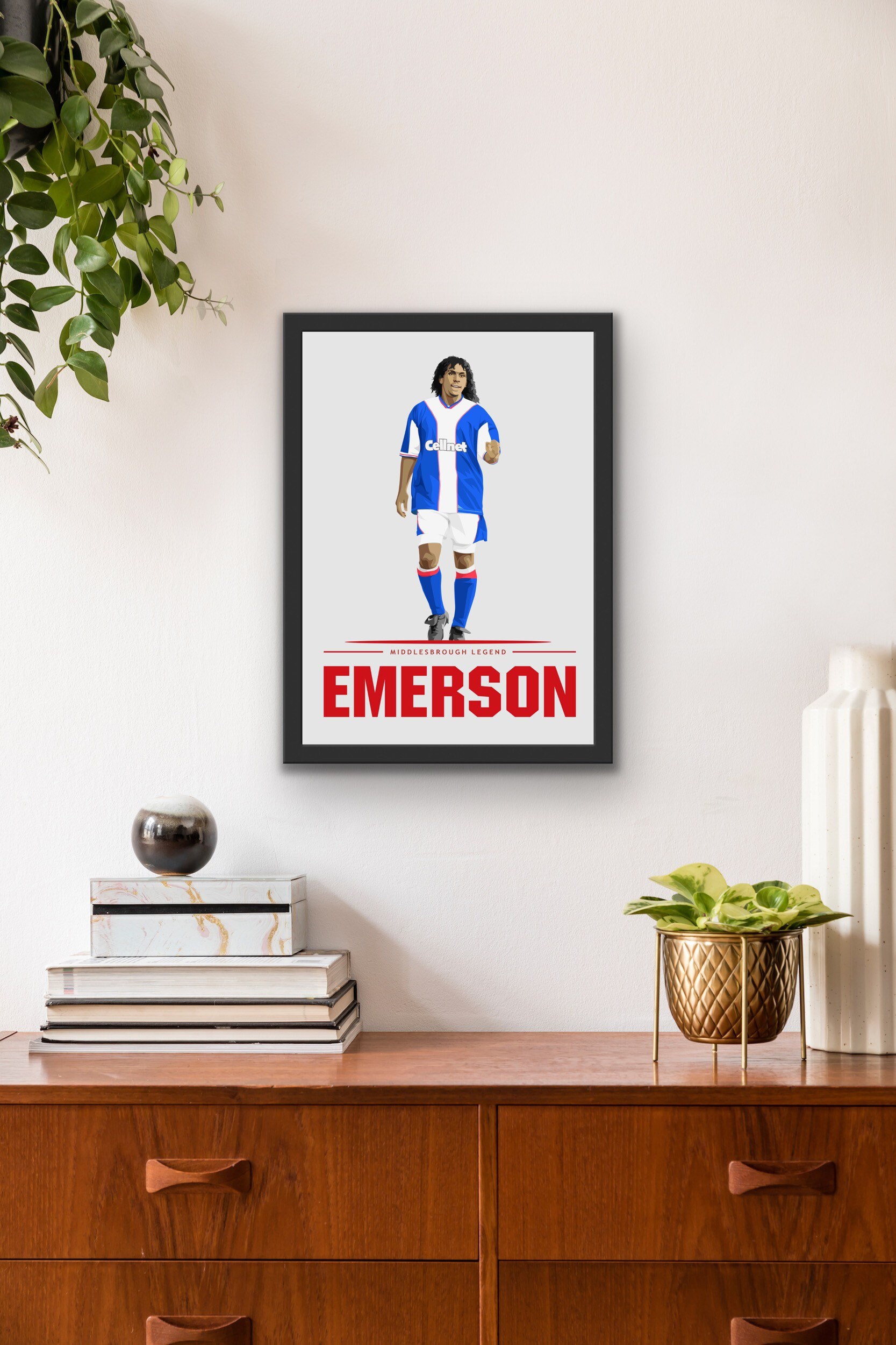 Emerson Middlesbrough Legend Artwork Print / Middlesbrough / - Etsy España