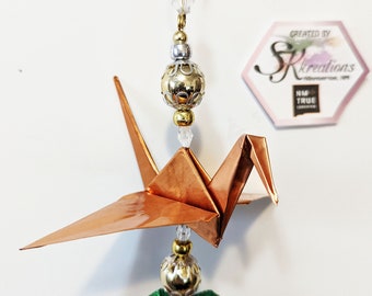 Copper Origami Crane - Etsy