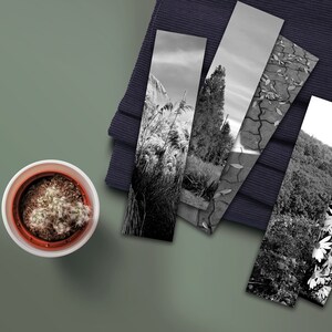10 Monochrome Printable Bookmarks, Scenery Bookmark, Pdf Bookmarks ...